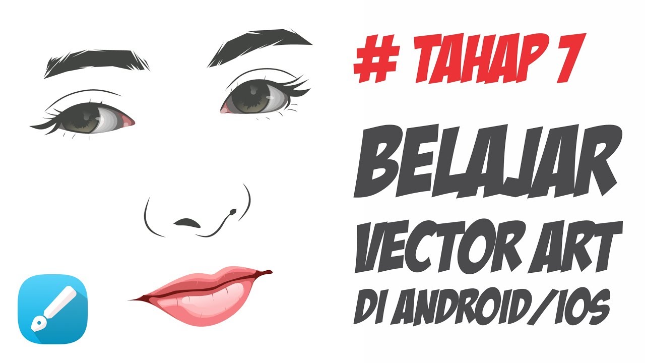 Tutorial Vector Art - Cara Membuat Bibir - YouTube