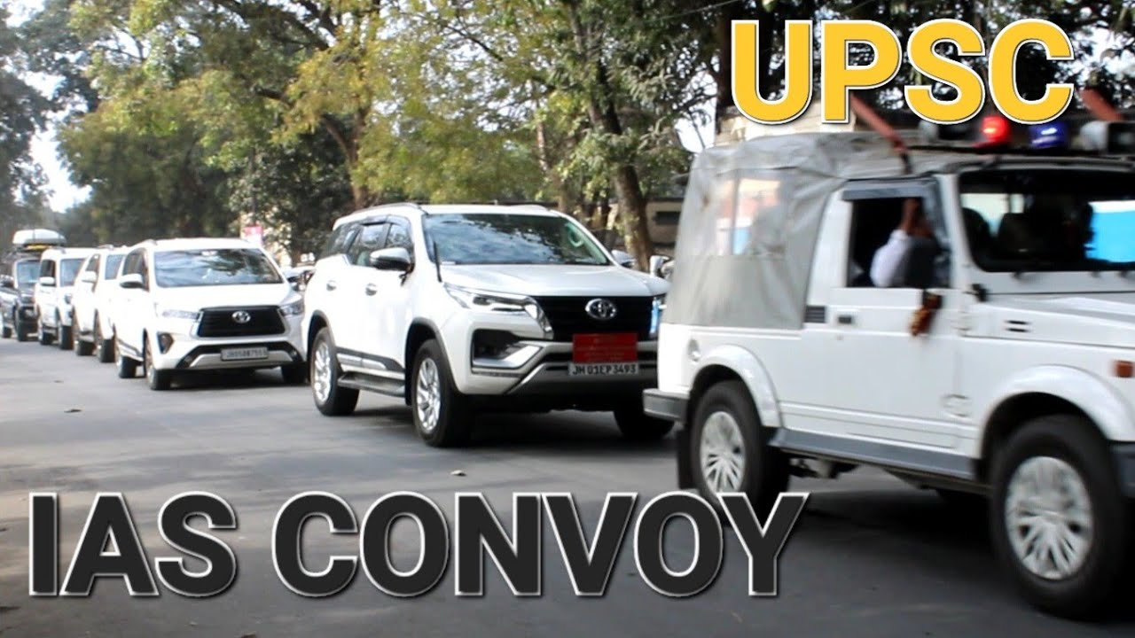 IAS Officers, IPS Officers and CM High Security Convoy in Jharkand ...