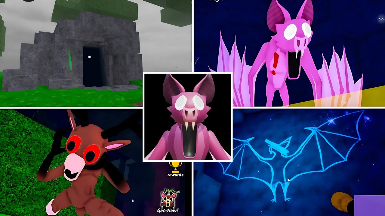 99 Nights in the Forest BAT ENTITY / CAVE UPDATE - YouTube