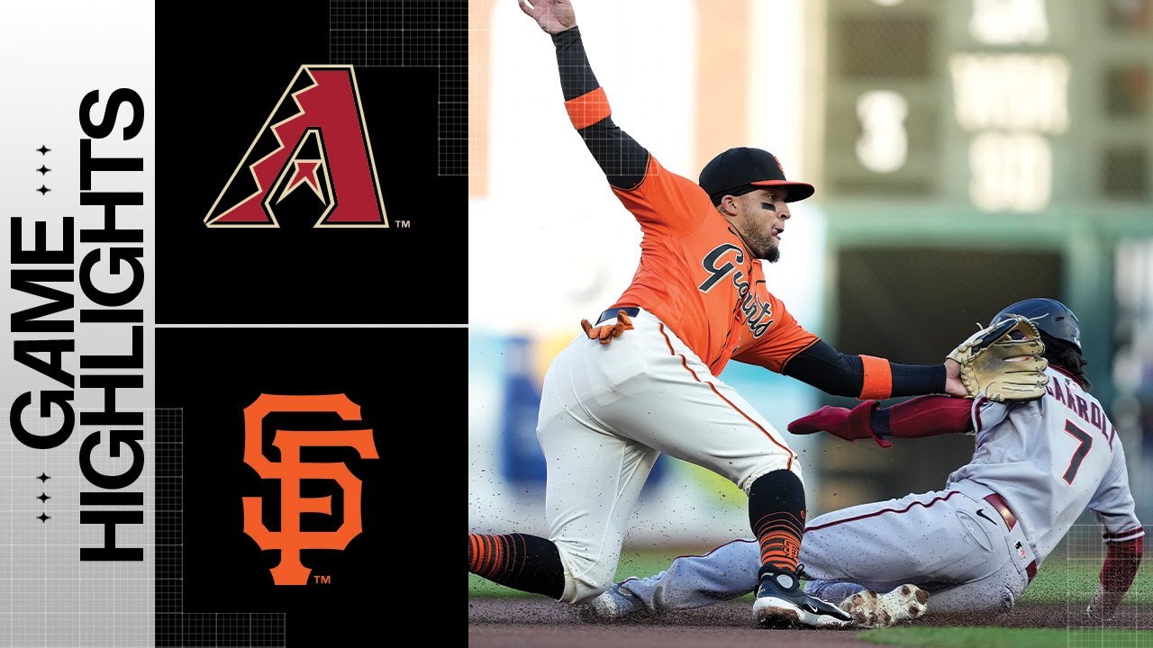 D-backs vs. Giants Game Highlights (6/23/23) | MLB Highlights - YouTube