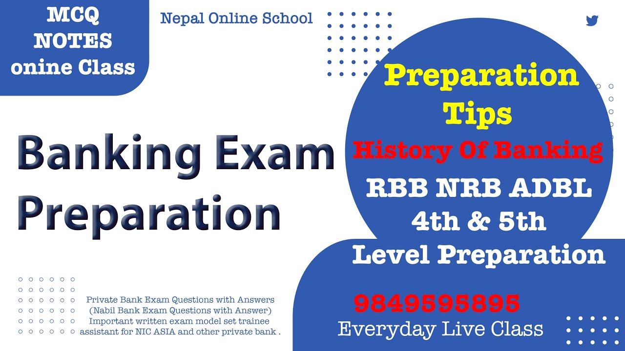 Banking Preparation History Of Banking In English Medium RBB NRB ADBL banking-preparation-history-of-banking-in-english-medium-rbb-nrb-adbl