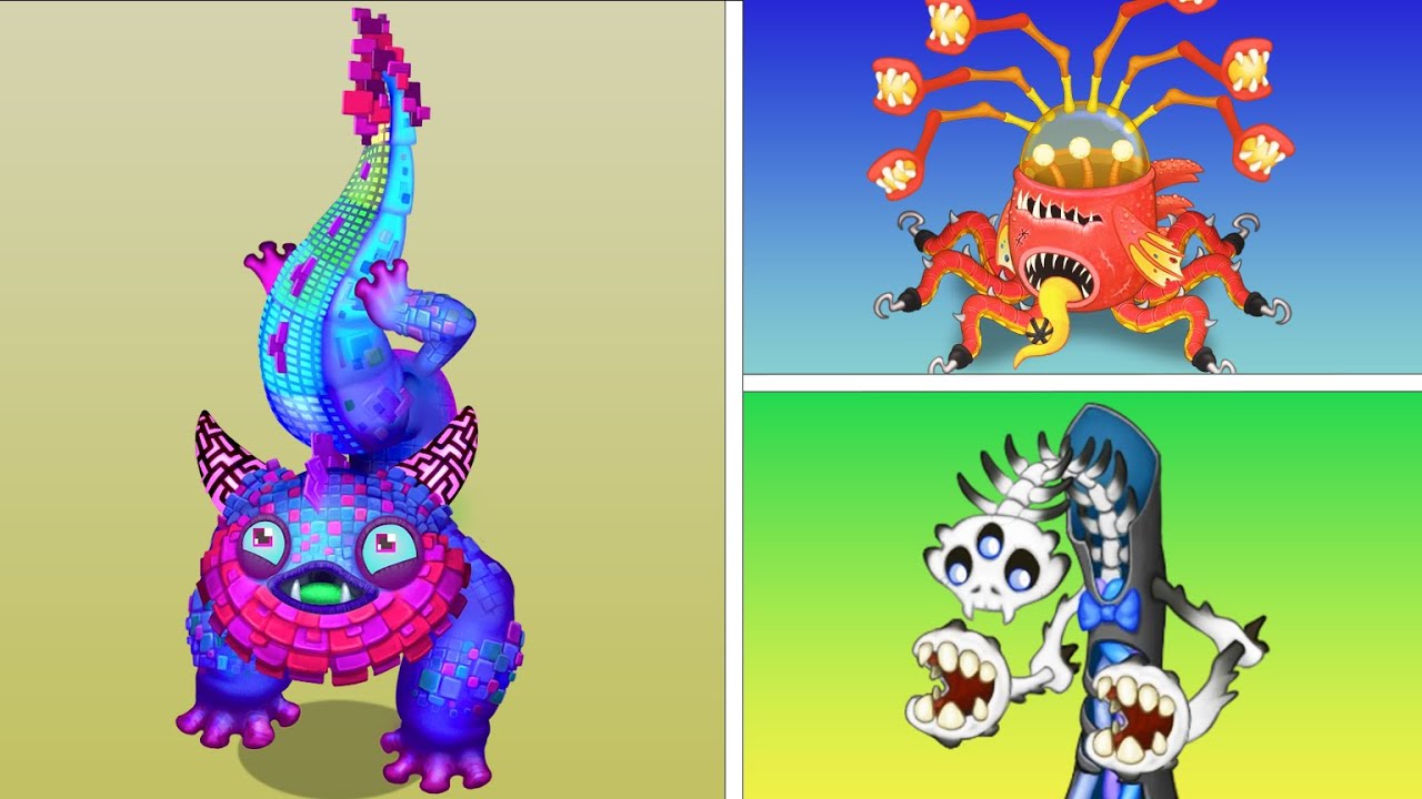 Rare Anglow, Rare Clackula, Rare Pixolotl | My Singing Monsters ...