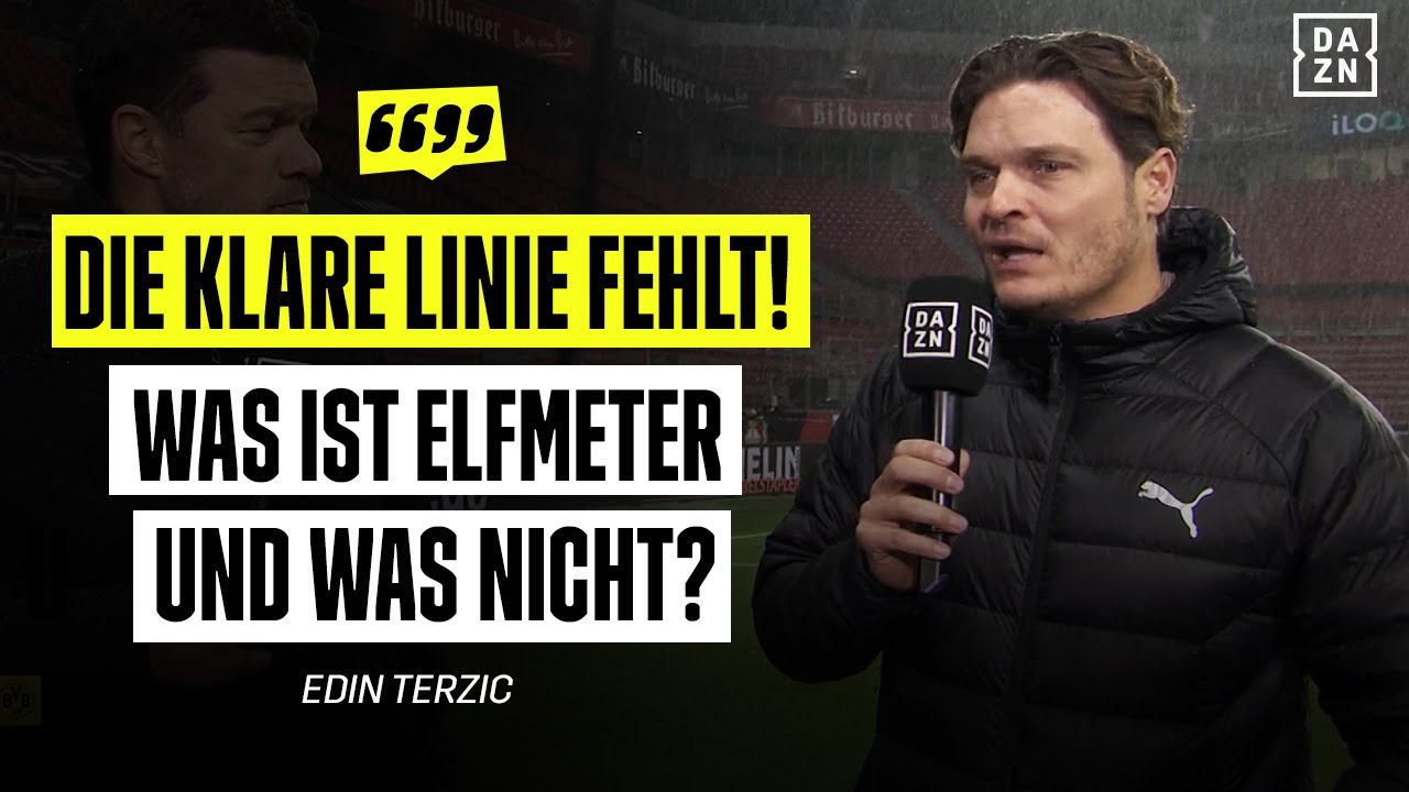 WUTREDE von Edin Terzic wegen nicht gegebenem Elfmeter im DAZN ...