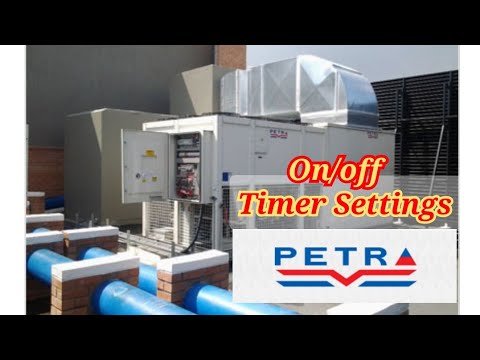 Petra Air-conditioning economiser timer setting @VictorTechTalks #petra ...