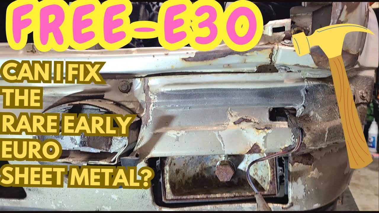 FIXING the RARE early E30 Euro valance? #e30life #e30 - YouTube