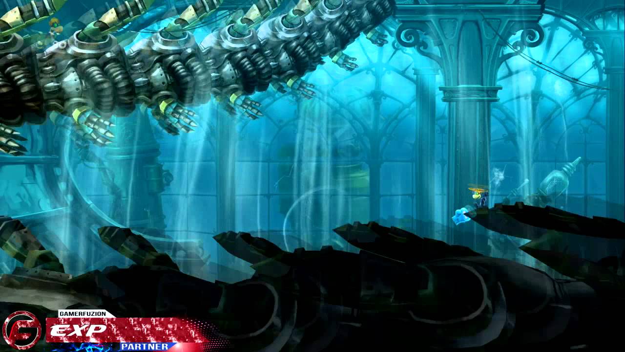 Rayman Legends Walkthrough Ep 29 | 20,000 Lums Under the Sea - A Madman ...