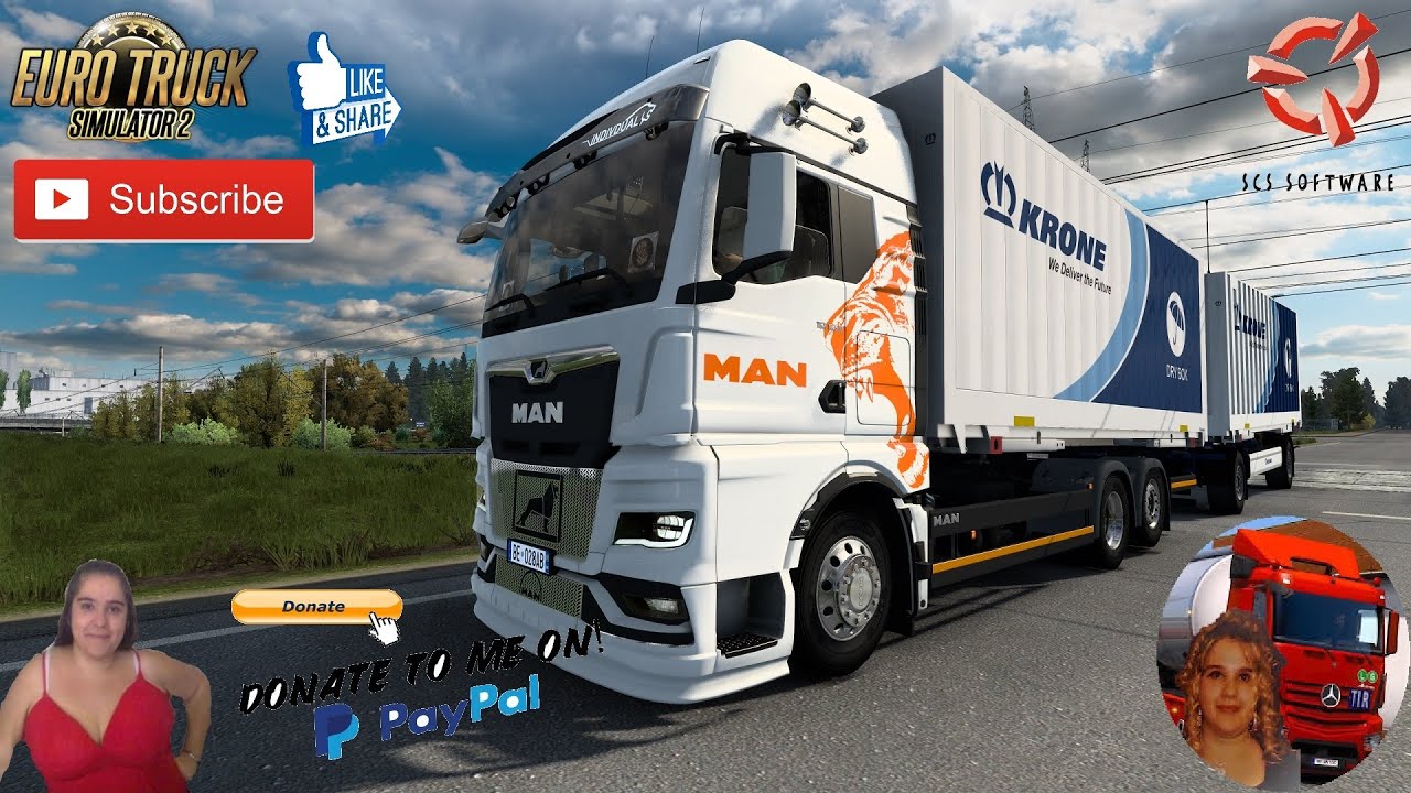 Euro Truck Simulator 2 (1.43) MAN TGX 2020 by HBB Store BDF Swap ...
