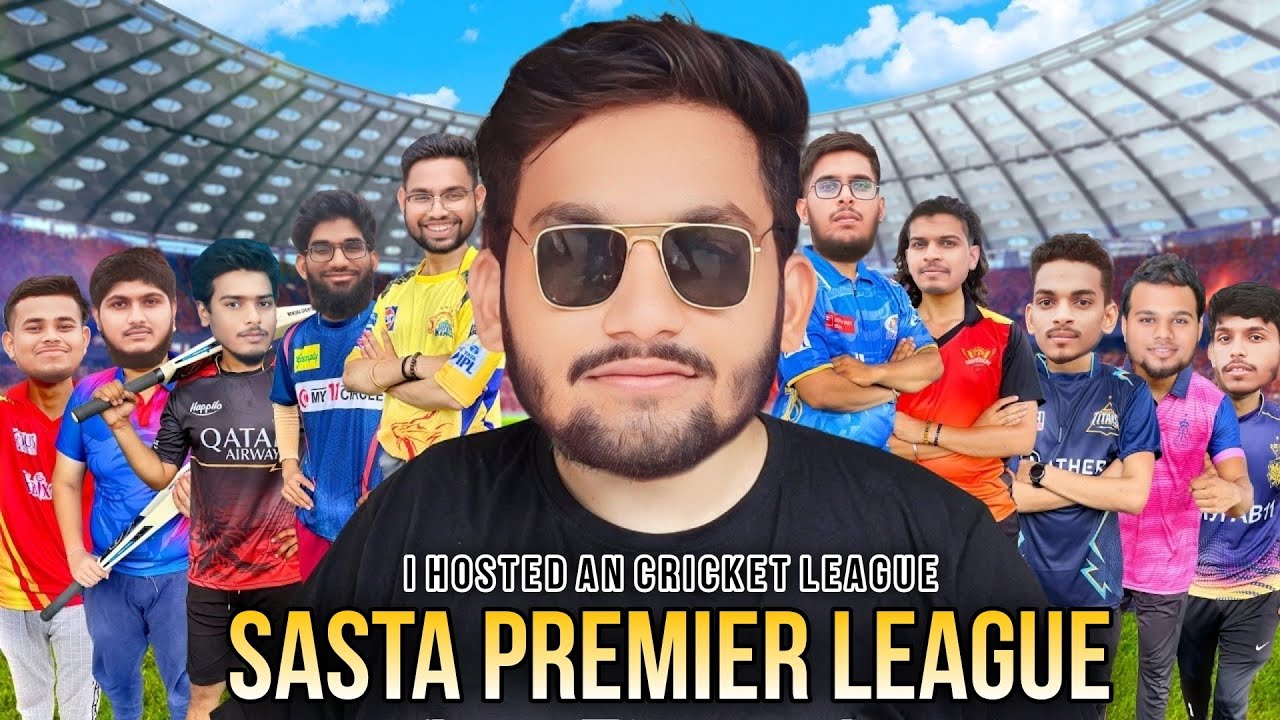 I Did A Sasta IPL Tournament | Sasta Premier League | Fun With Adnan ...