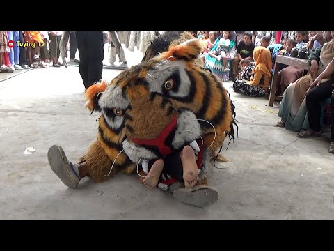 Barongan Macan Nyaplok Cewek Di Daon Lor Karangtengah