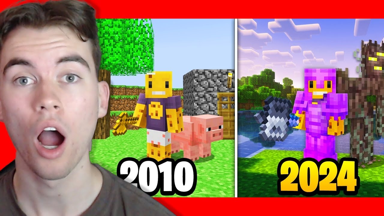 the entire history of minecraft all in one video - YouTube