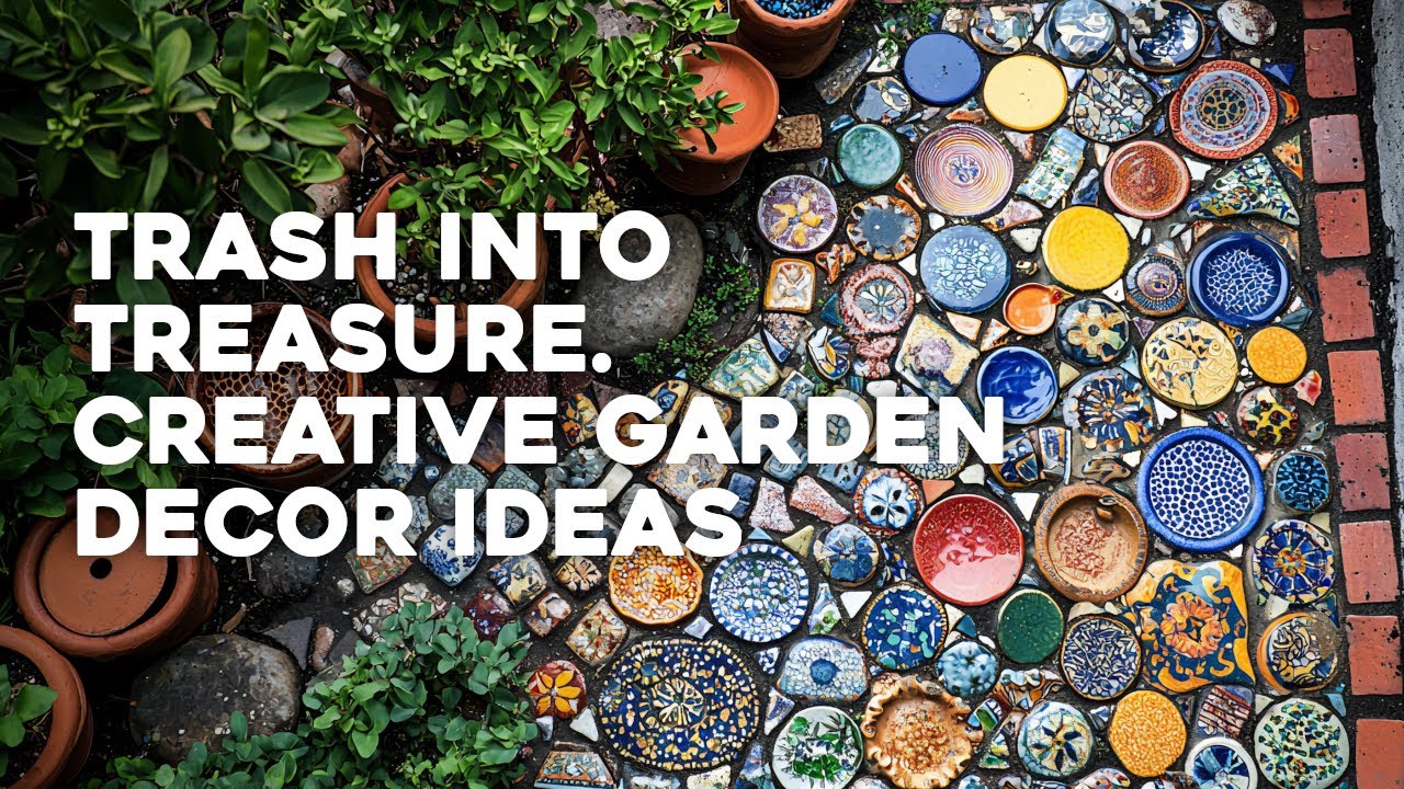🌿🔨 Transform Your Trash into Treasure: Creative Garden Decor Ideas ...