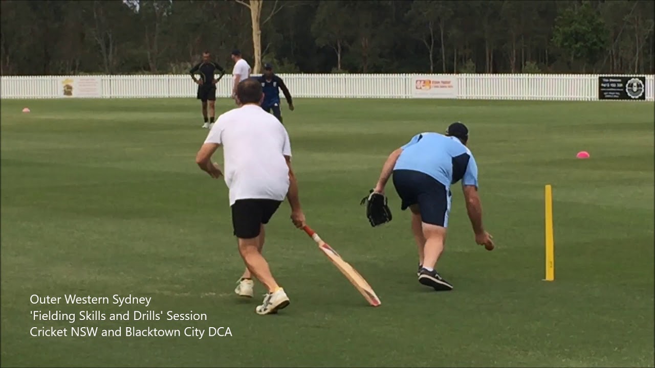 Cricket NSW and Blacktown City DCA Fielding Session - YouTube