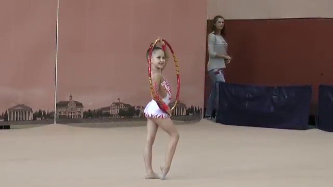 Глухова Маргарита обруч 06 02 2016 Художественная гимнастика
