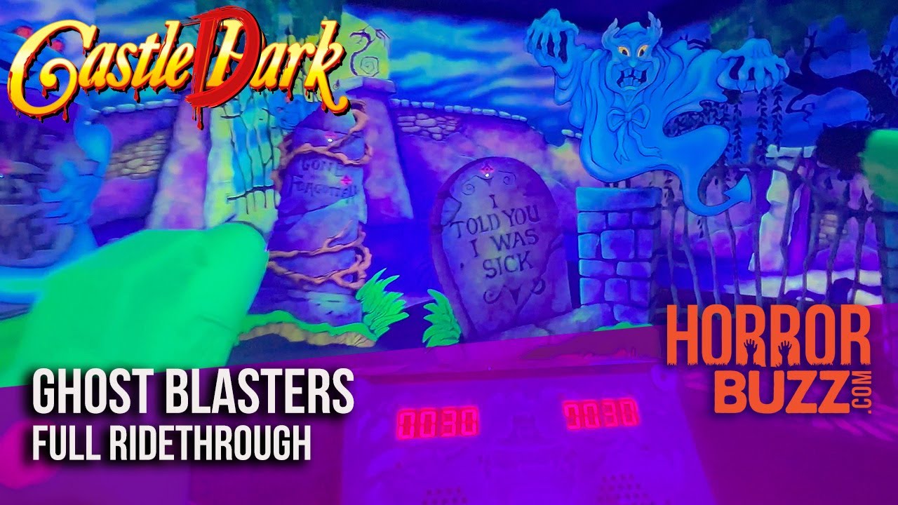 Ghostblasters FULL RIDE THROUGH - Castle Dark 2023 - YouTube