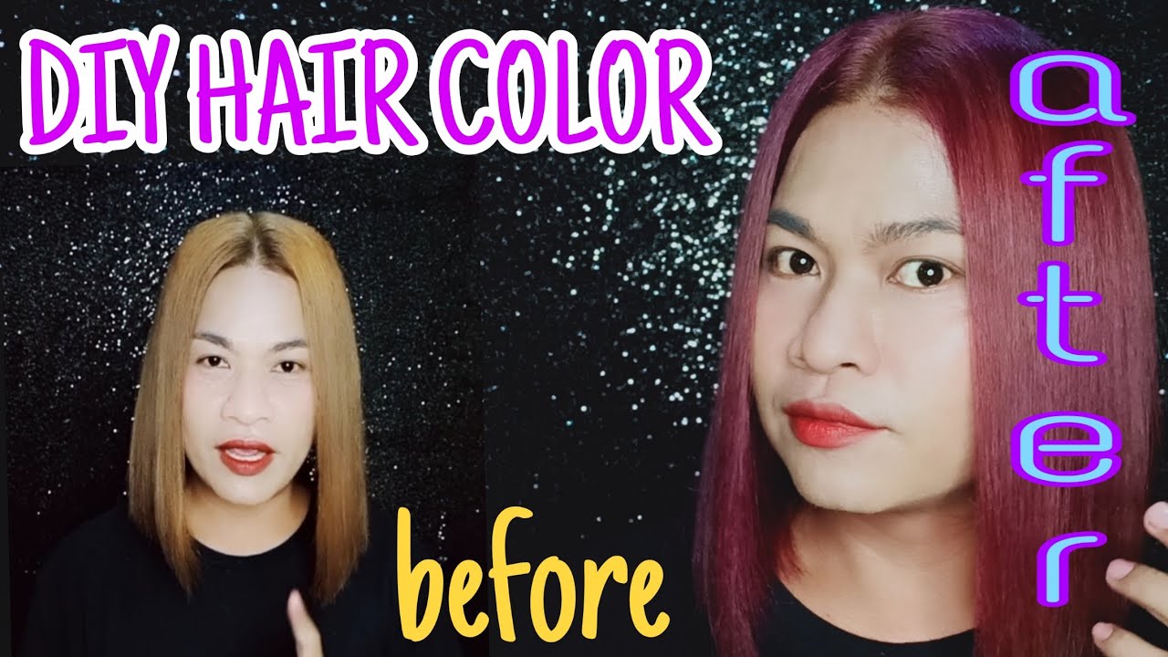 HOW TO COLOR HAIR/ DIY/HAIR COLORING USING ASHLY SHINE AND CLAREAL ...