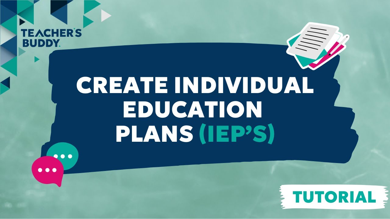 Create Individual Learning Plans - IEPs - YouTube