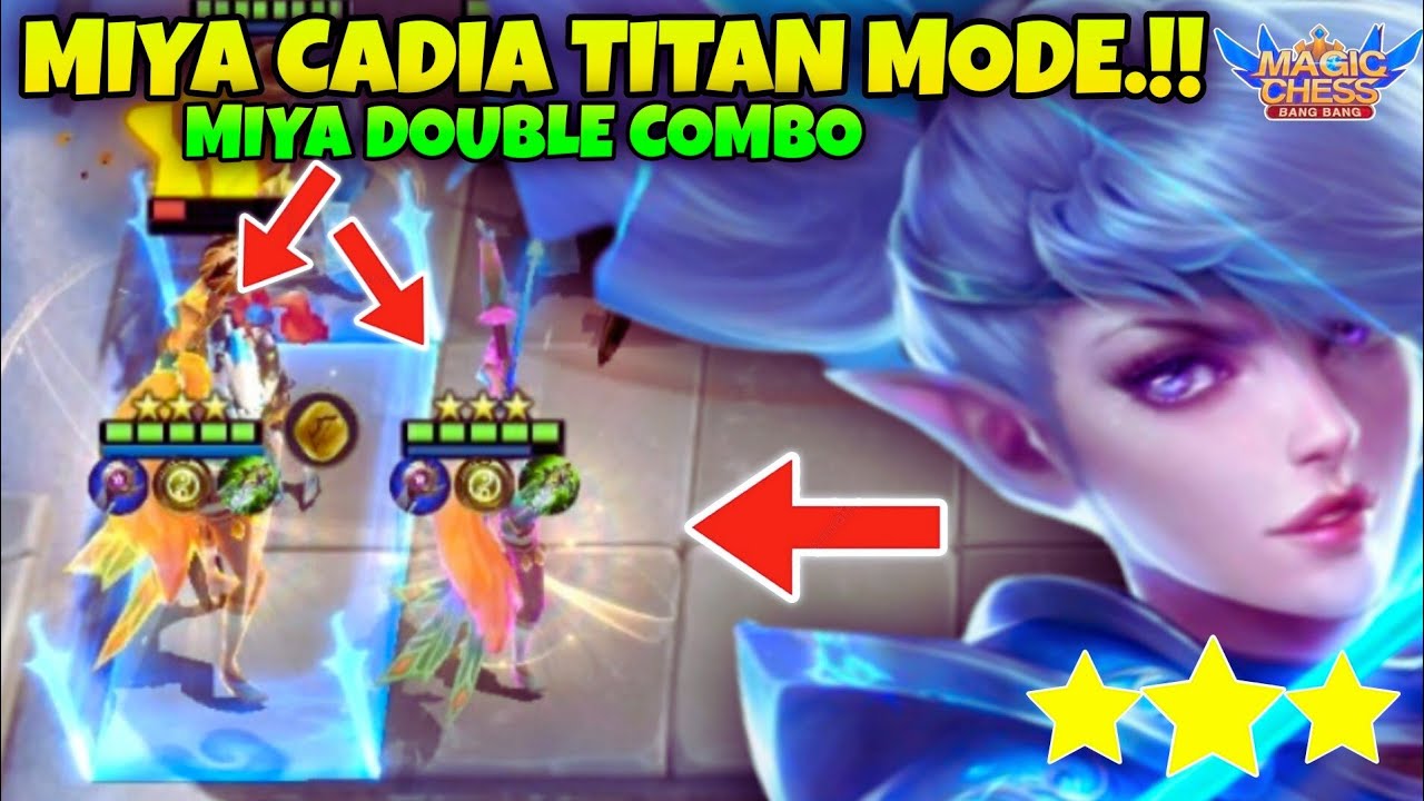 COMMANDER LING SKILL 2 - MIYA CADIA TITAN MODE.!! DOUBLE MIYA COMBO MAGIC CHESS 2023 - YouTube
