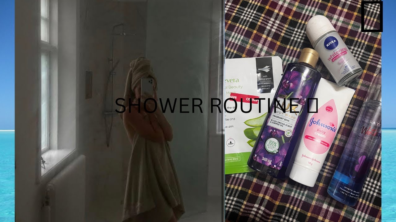 My daily shower Routine 🛀 - YouTube