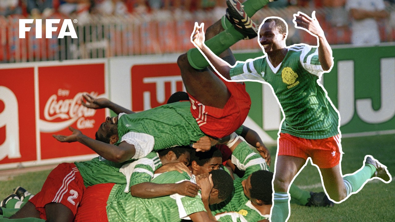 Roger Milla and Cameroon | All Goals & Highlights | 1990 World Cup ...
