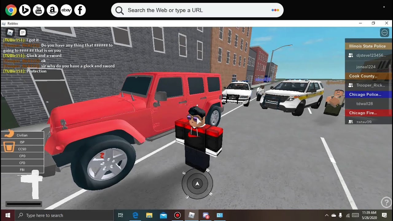 Being a civilian in roblox EP4 roleplaying!!! - YouTube