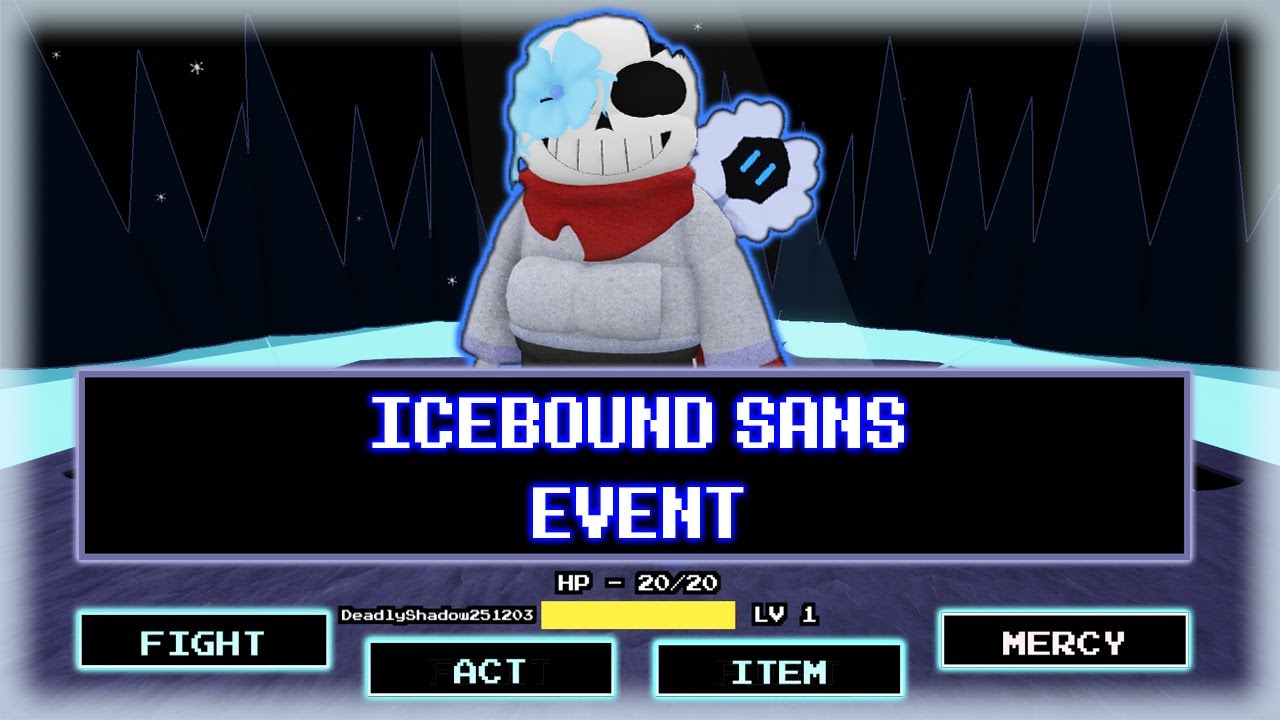 ICEBOUND SANS EVENT [Undertale: Infinity Collapse] - YouTube