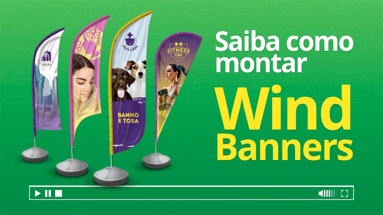 Saiba de vez como montar o seu Wind Banner. - YouTube