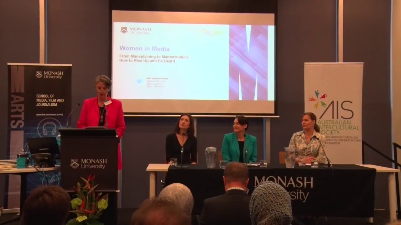 Associate Professor Mia Lindgren - Panel - Women in Media - YouTube