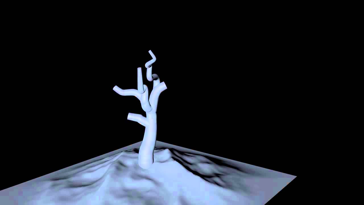 Cinema 4D- Tree Growth Progress 1: Initial Model - YouTube