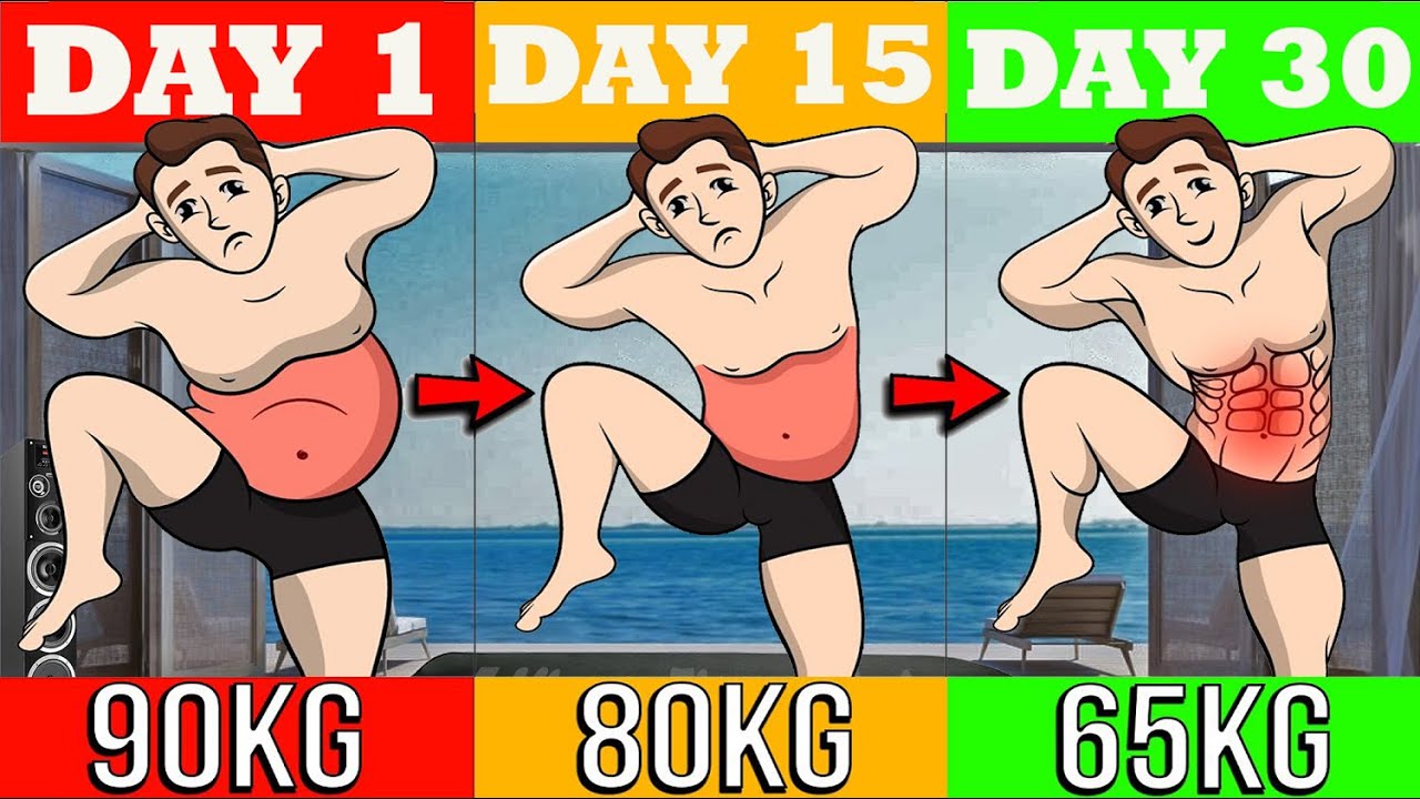 Very easy fitness exercises to burn your fat (Lose weight with fitness ...