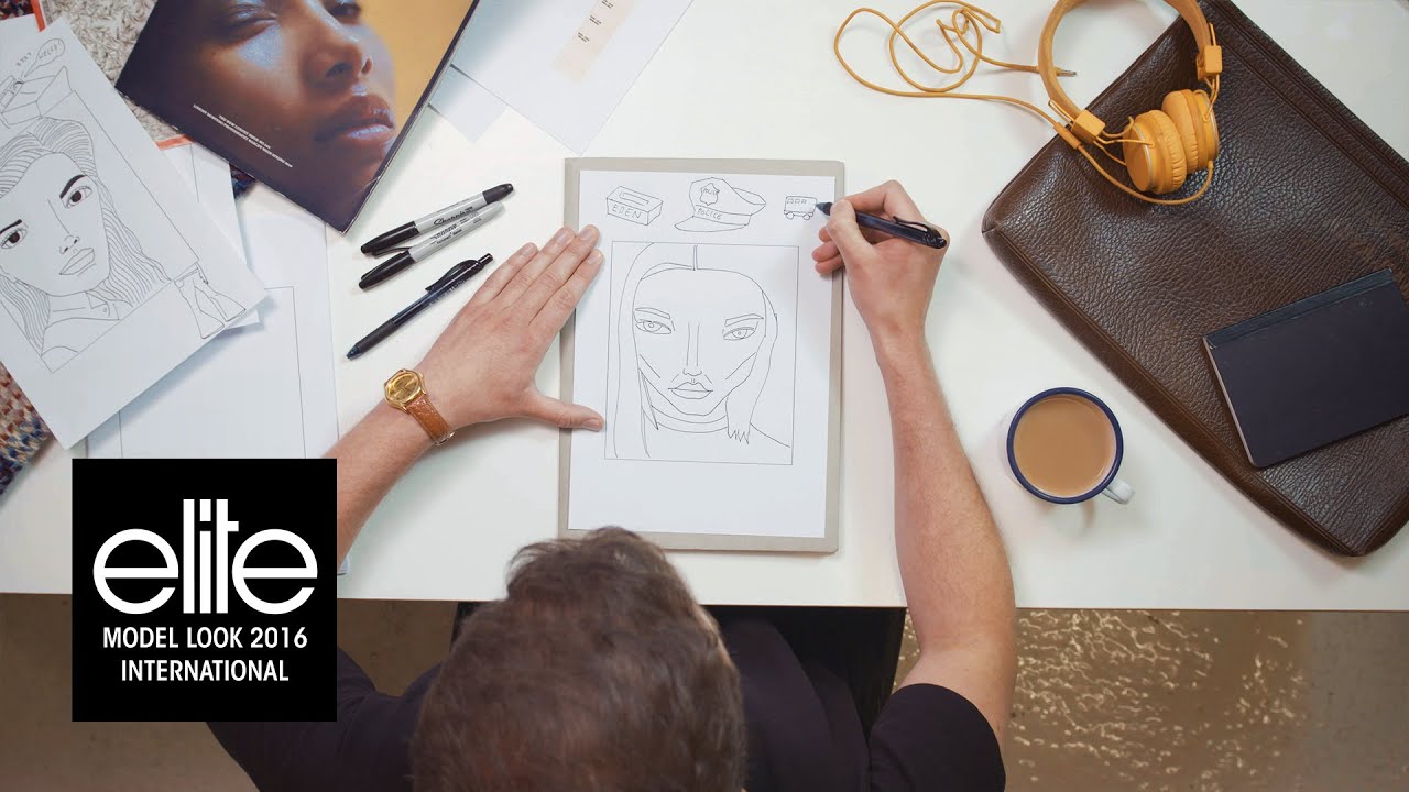 Illustrated With Badly Drawn Models #2 | Elite Model Look - YouTube
