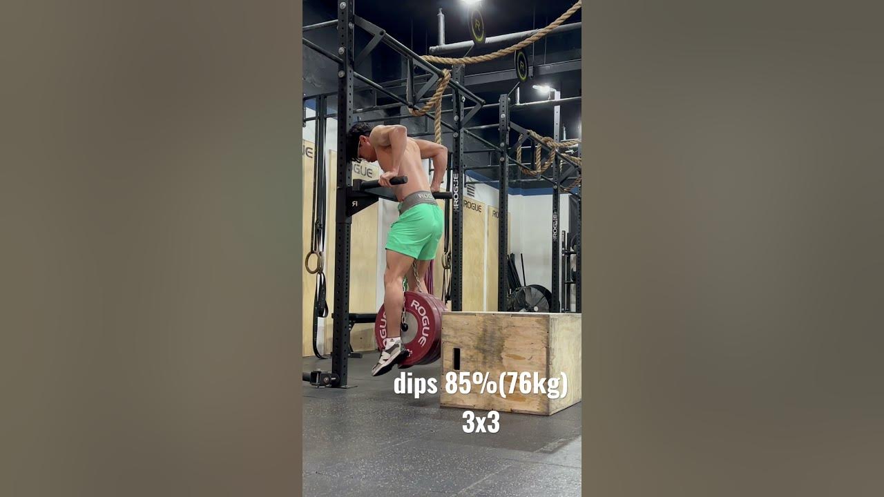 기본기는 매우 중요합니다(중량딥스 76kg) - YouTube