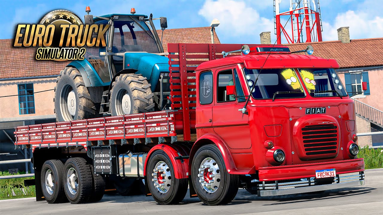 Fiat FNM Transportando um Trator - Euro Truck 2 - YouTube