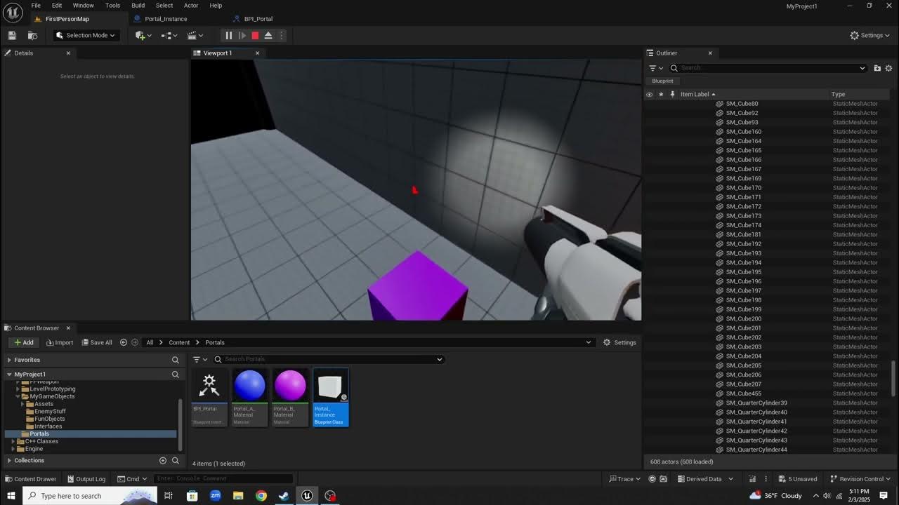 Unreal engine Portals - YouTube