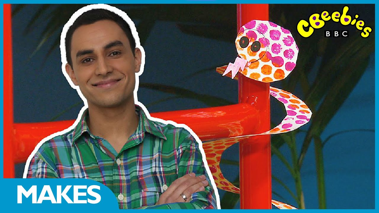 CBeebies: Make A Paper Plate Snake - YouTube