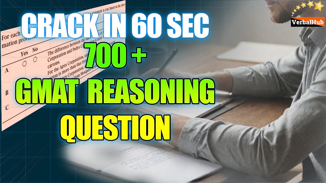 Master 700-Level GMAT Critical Reasoning: Step-by-Step Solutions - YouTube