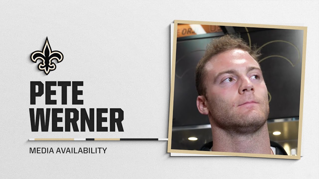 Pete Werner on cleaning up mistakes, details | New Orleans Saints - YouTube