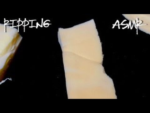 Bleached old foam dry ripping sponge ASMR - YouTube