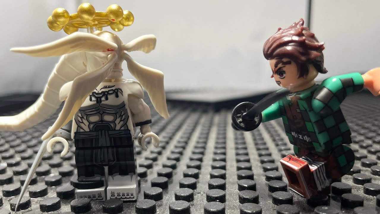 DEMON-SLAYERS VS MAHORAGA | LEGO STOP MOTION - YouTube