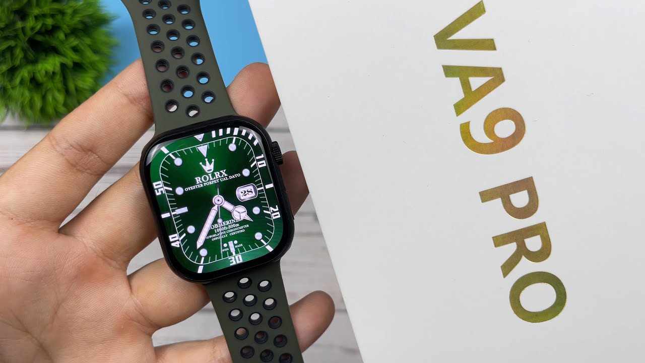 VA9 Pro Unboxing & Review: Best Apple Watch Series 8 Clone with AMOLED ...