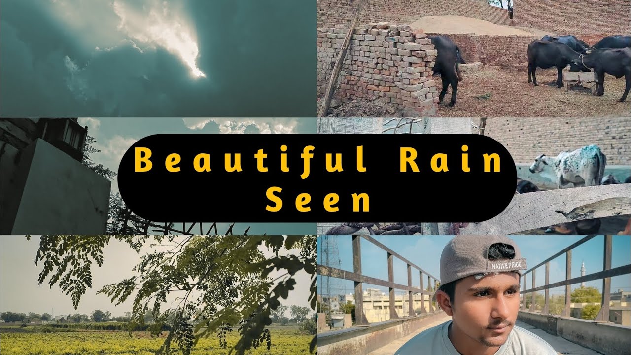 Chishtian Beautiful Rain ☔ Seen || Chishtian Sharif Vlog - YouTube