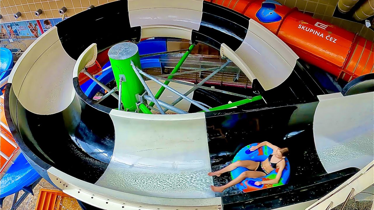Aquapalace Prague - Magic Tube Water Slide - YouTube