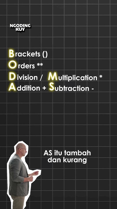 BODMAS di JavaScript: Jangan Sampai Salah Hitung! #coding #javascript #programming - YouTube
