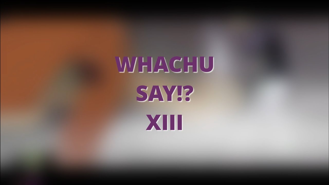 WHACHU SAY!? XIII - YouTube