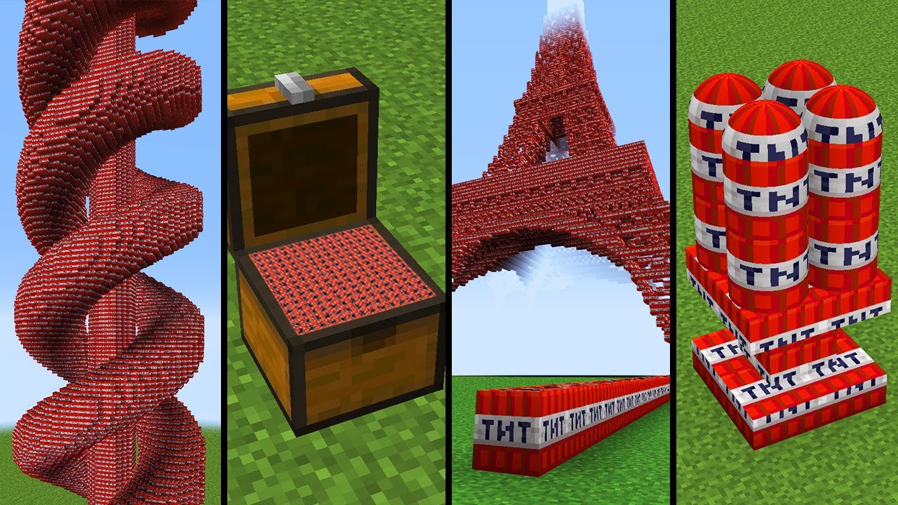 every single tnt experiment in Minecraft in one video - YouTube