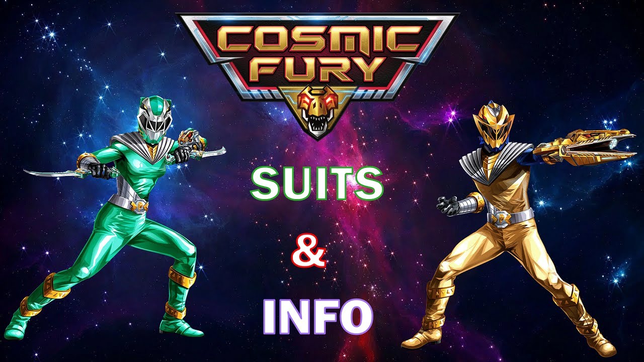 Power Rangers Cosmic Fury to be 10 episodes; Suits and Info Revealed ...