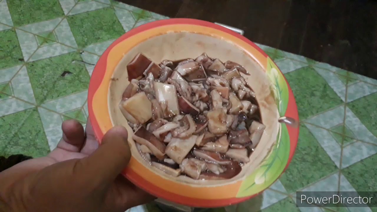 Pusit with mushroom and pritong pusit #panlasang pinoy #murang ulam ...