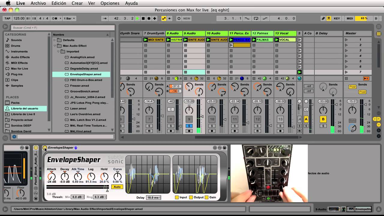 Tutorial Ableton Live 9 - 03 Técnicas de Producción II - 13. Envelope ...