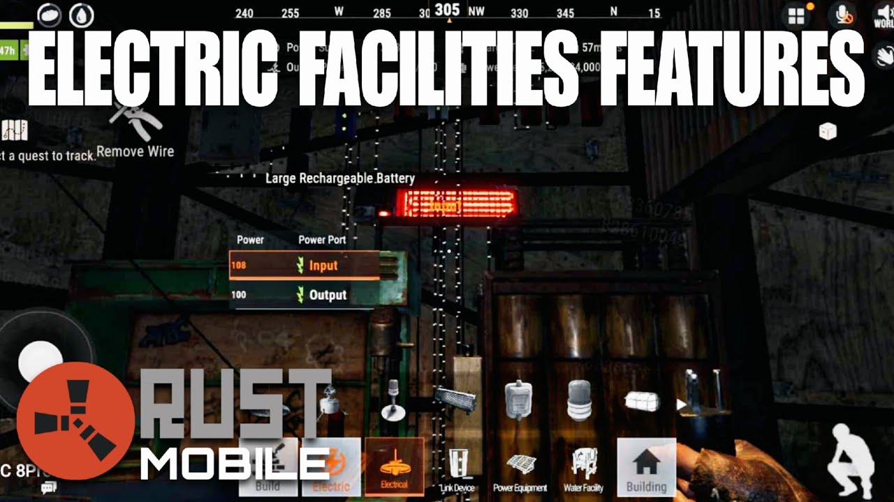 Exploring the electricity Features in Rust Mobile - Rust Mobile - YouTube