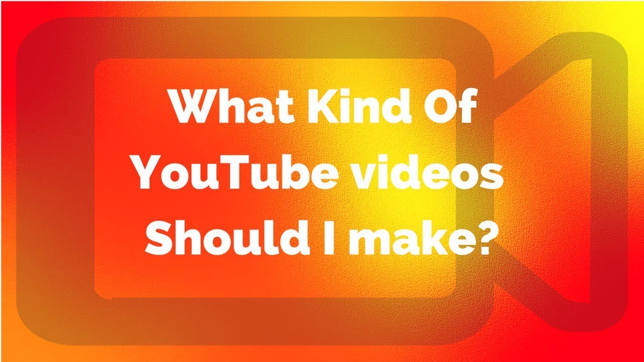 My first youtube video! What type of videos should i make? - YouTube
