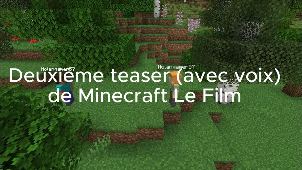 Minecraft Le film | teaser 2 - YouTube